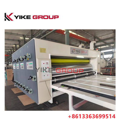 Jumbo Type Chain Feeder Flexo Printing Slotting Machine For Corrugated ...