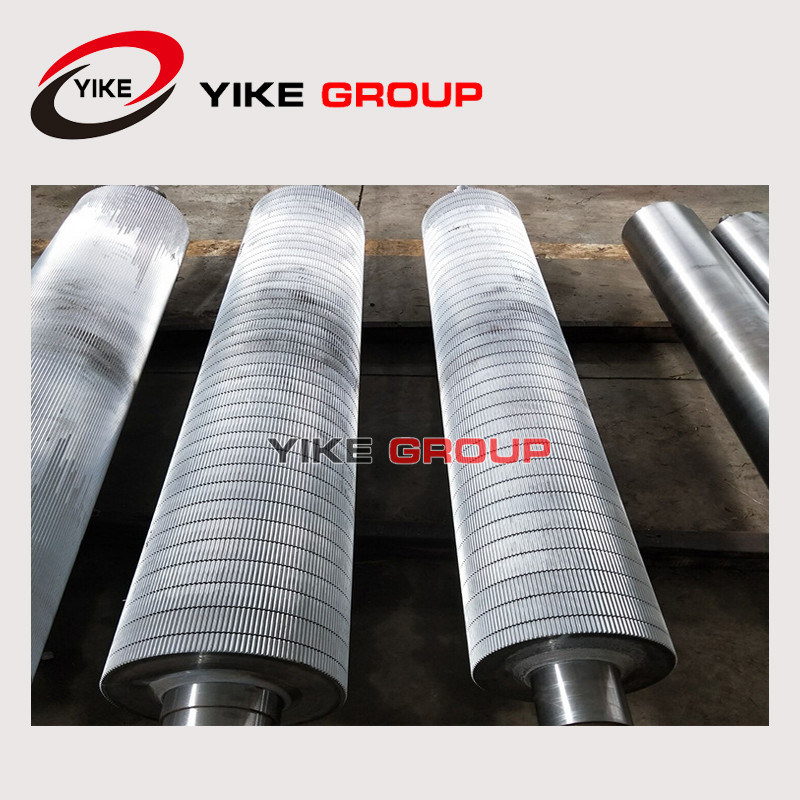 380V / 415V / 440V / 480V Corrugated Roller For 320Q Fast Change Single ...