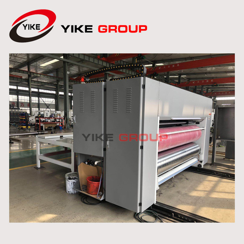 Corrugated Carton Box Machine Chain Feeder Rotary Die Cutting Machine ...