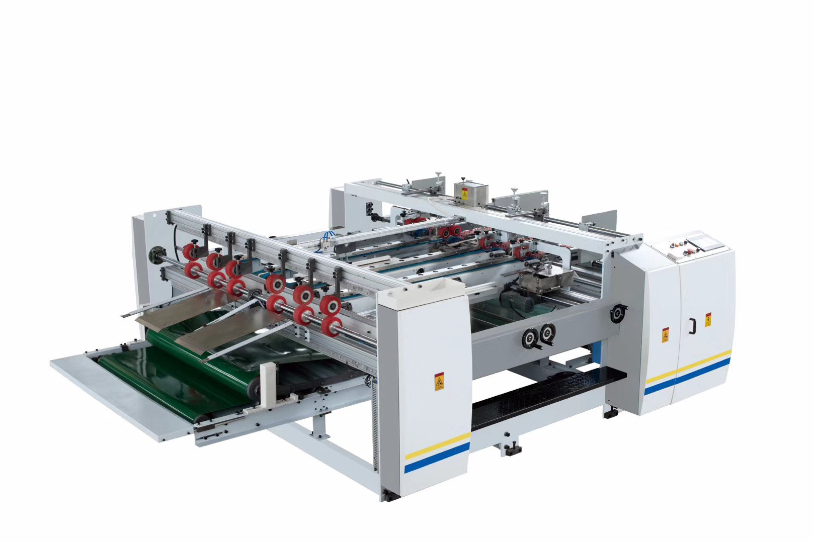 Double Pieces Folder Gluer Machine For Making Carton Boxes
